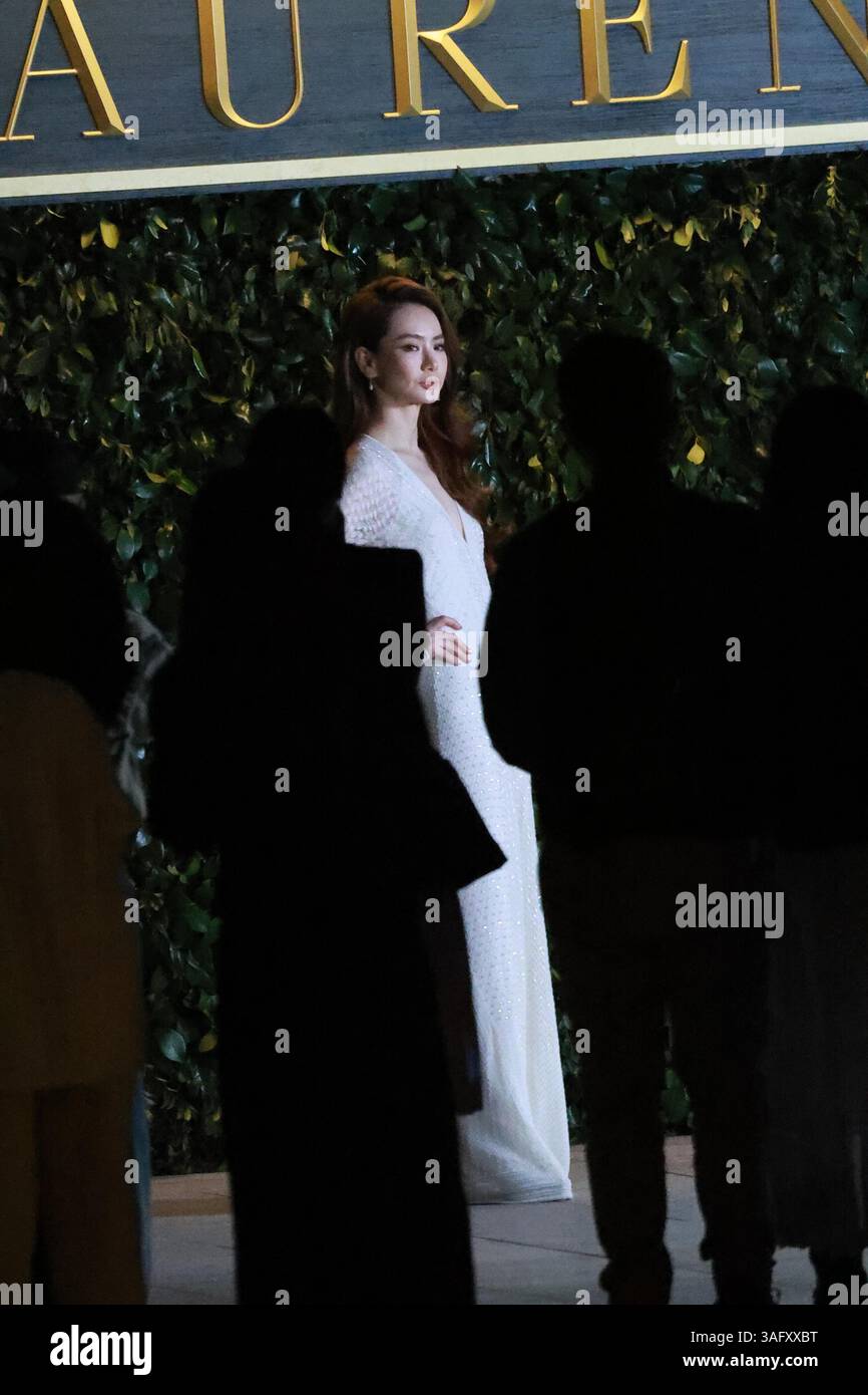 Chinese singer and actress Stephy Qi attends an activity in Shanghai ...