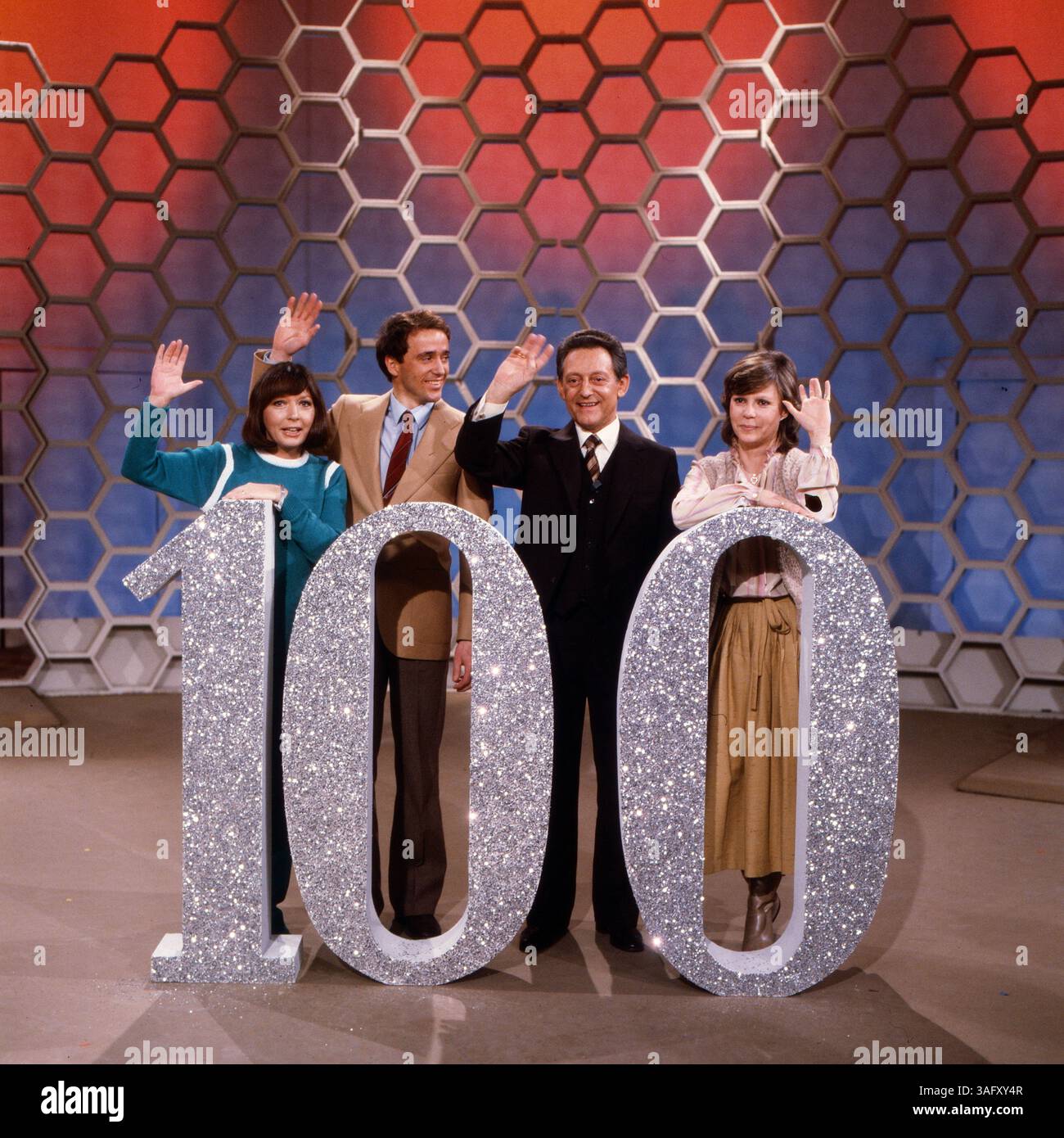 Dalli Dalli, Ratesendung mit Moderator Hans Rosenthal, hier mit dem ...