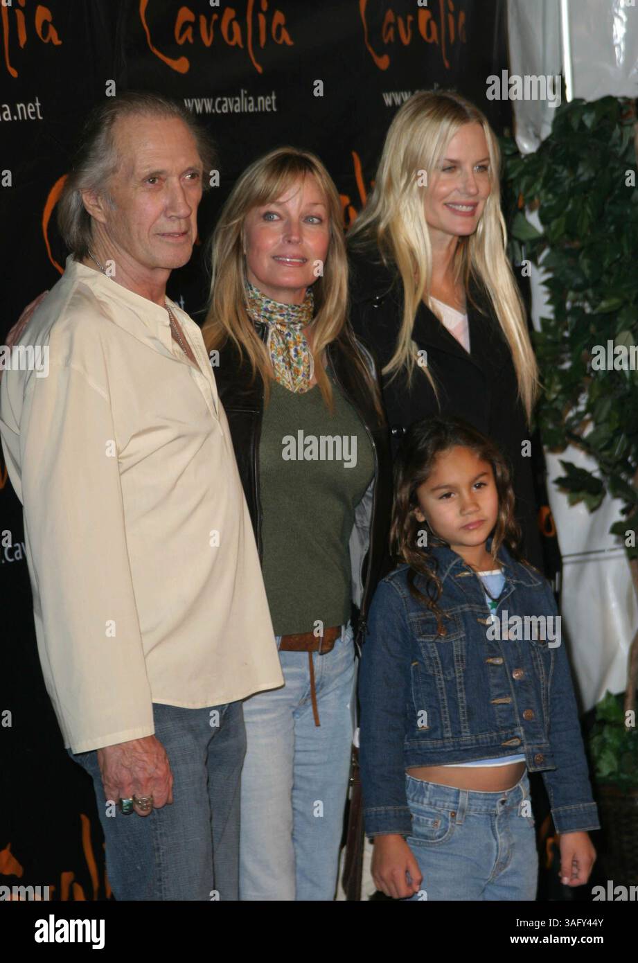 Nov 10, 2004; Santa Monica, CA, USA; DARYL HANNAH, DAVID CARRADINE & BO ...