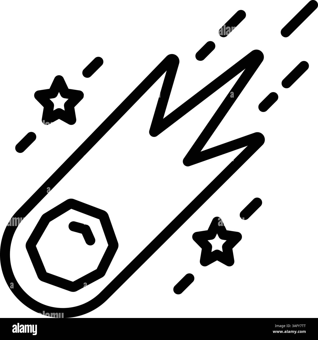 Icon for comet, celestial Stock Vector Image & Art - Alamy
