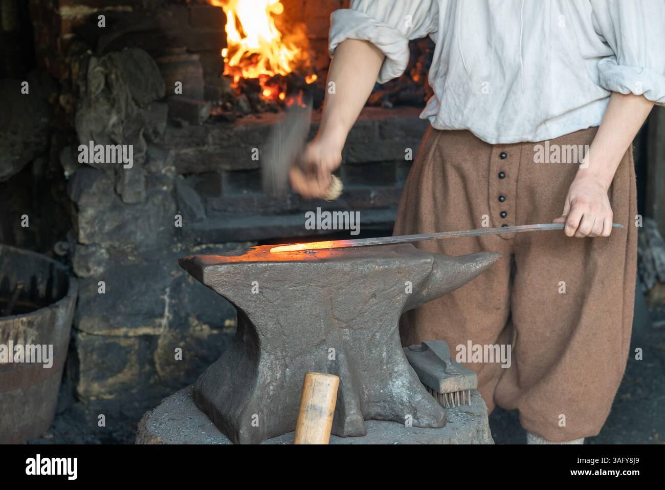 17th century forge and metal working at the Little Woodham Living ...