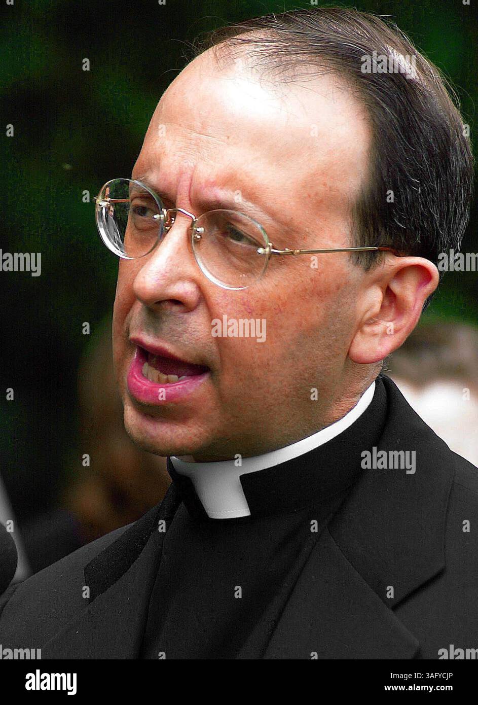 Bishop William Lori of Washington speaks about the slain priest, Msgr. Thomas Wells of Mother ...