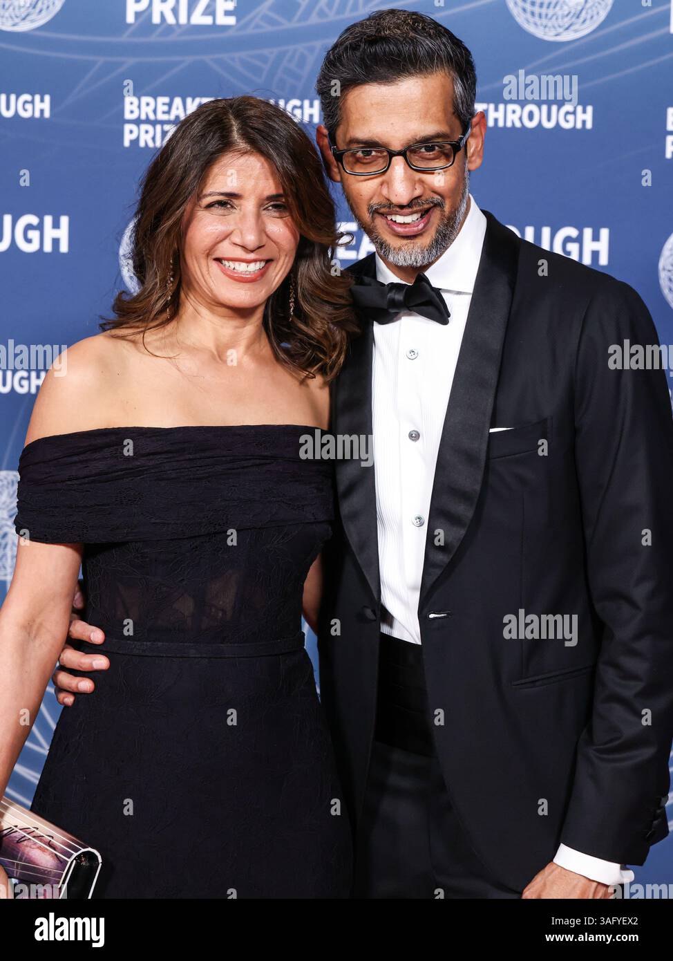SANTA MONICA, LOS ANGELES, CALIFORNIA, USA - APRIL 05: Anjali Pichai ...