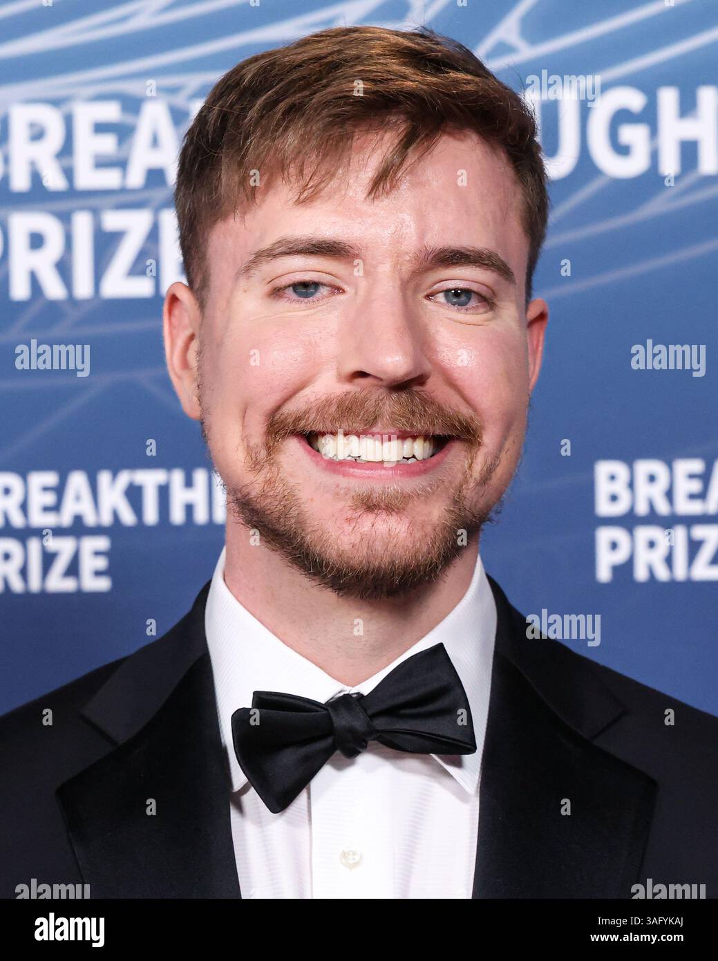 SANTA MONICA, LOS ANGELES, CALIFORNIA, USA - APRIL 05: American YouTuber MrBeast (Jimmy ...