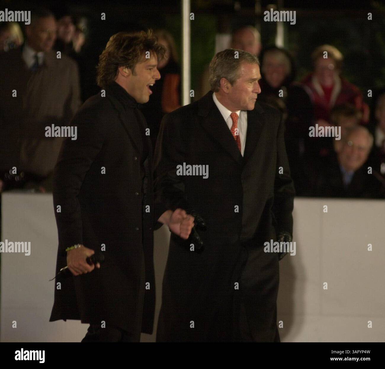 Ricky martin george bush hi-res stock photography and images - Alamy