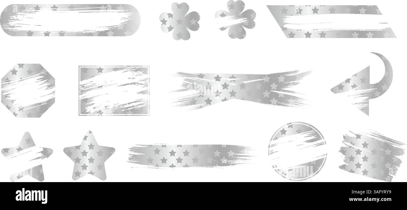 Instant scratch off lottery win card ticket shapes set with scrape ...