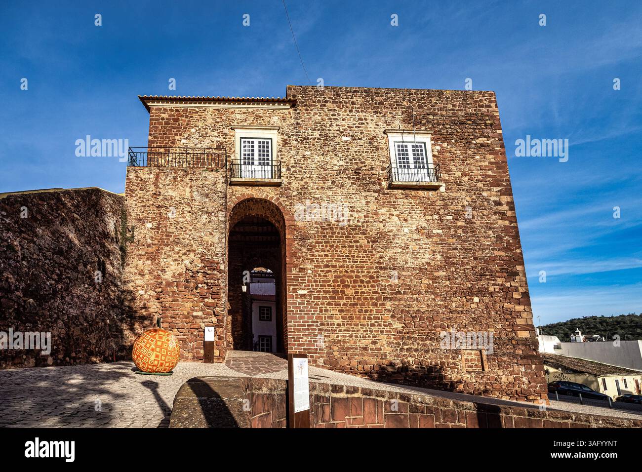 The city gate building,Torreao das Portas da Cidade in the city centre ...