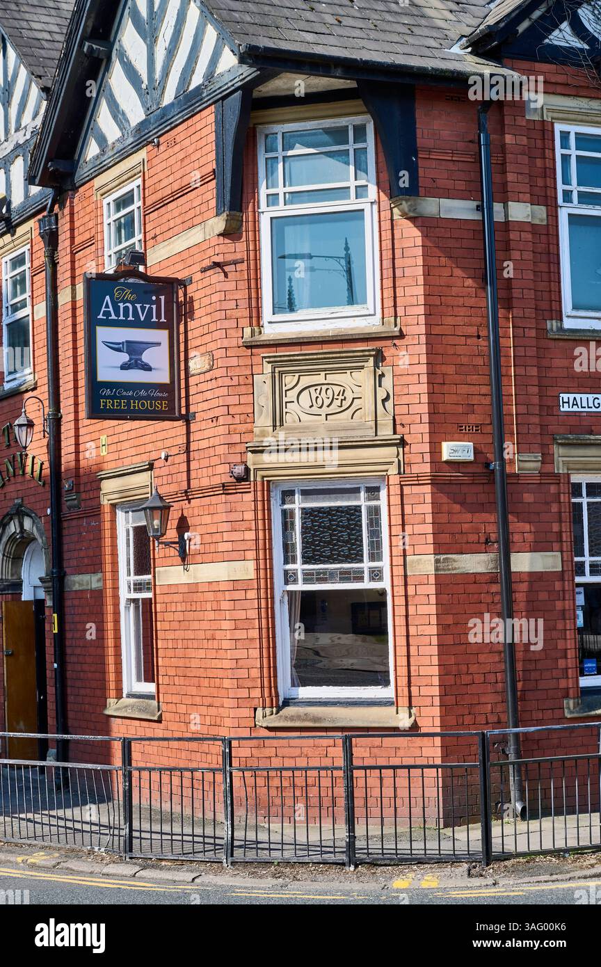 The Anvil pub,Wigan town centre,UK Stock Photo - Alamy