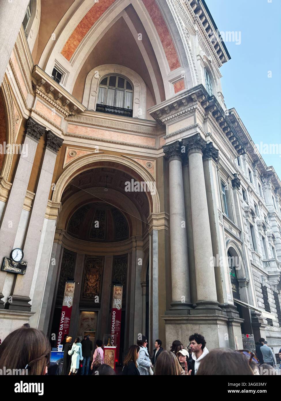 Milan, Italy - March 26, 2025: An intricate Italian museum entrance ...