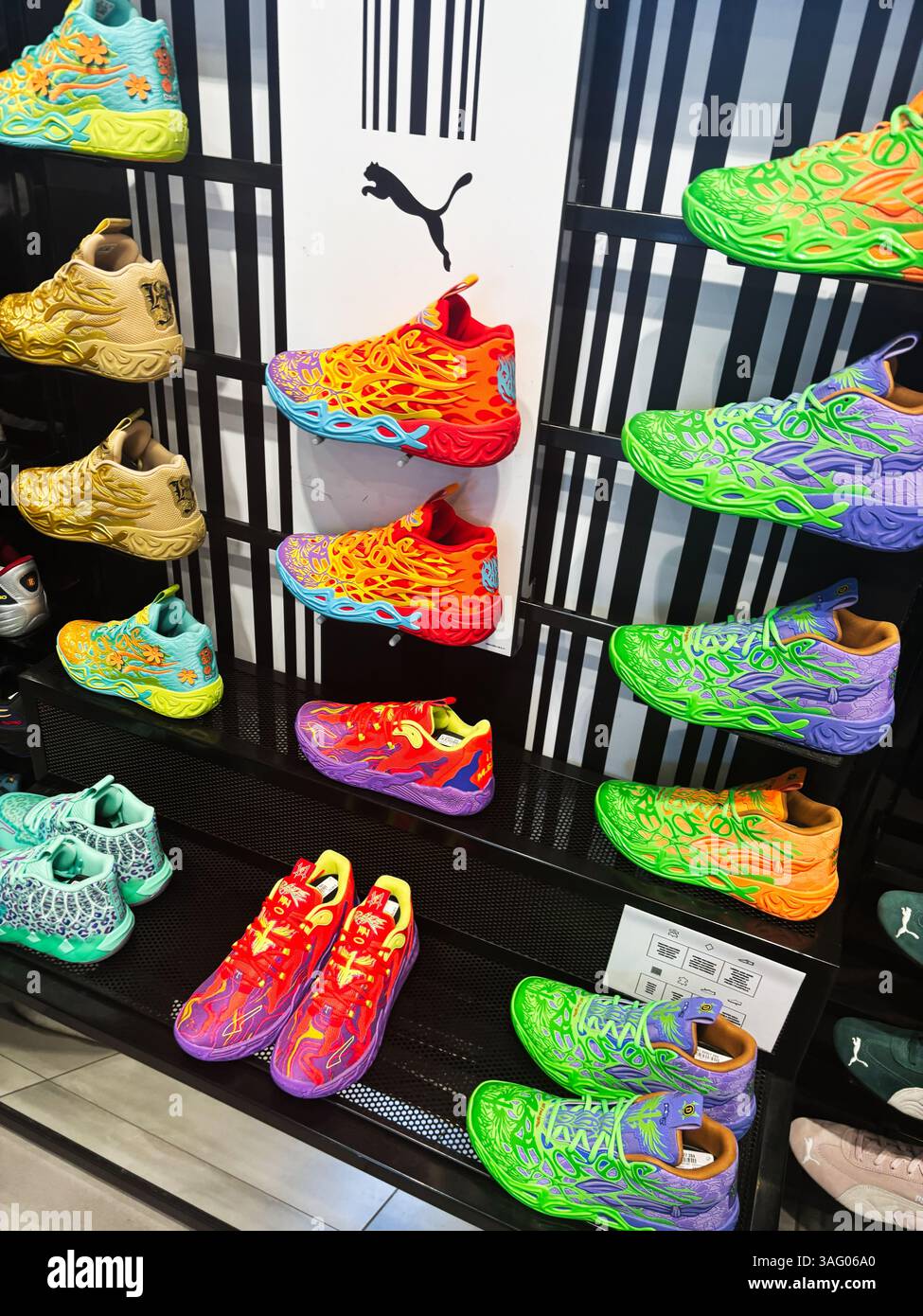 Milan, Italy - March 26, 2025: A retail store display featuring ...