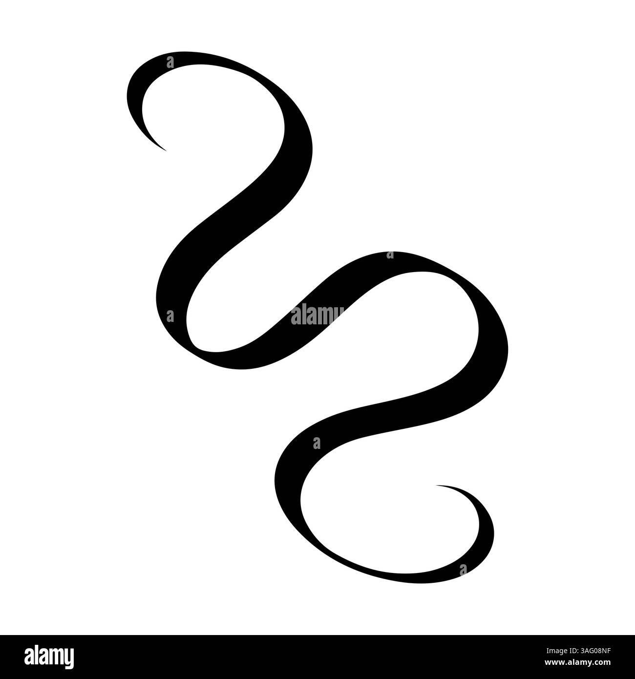 Ribbon dance flow Stock Vector Images - Alamy