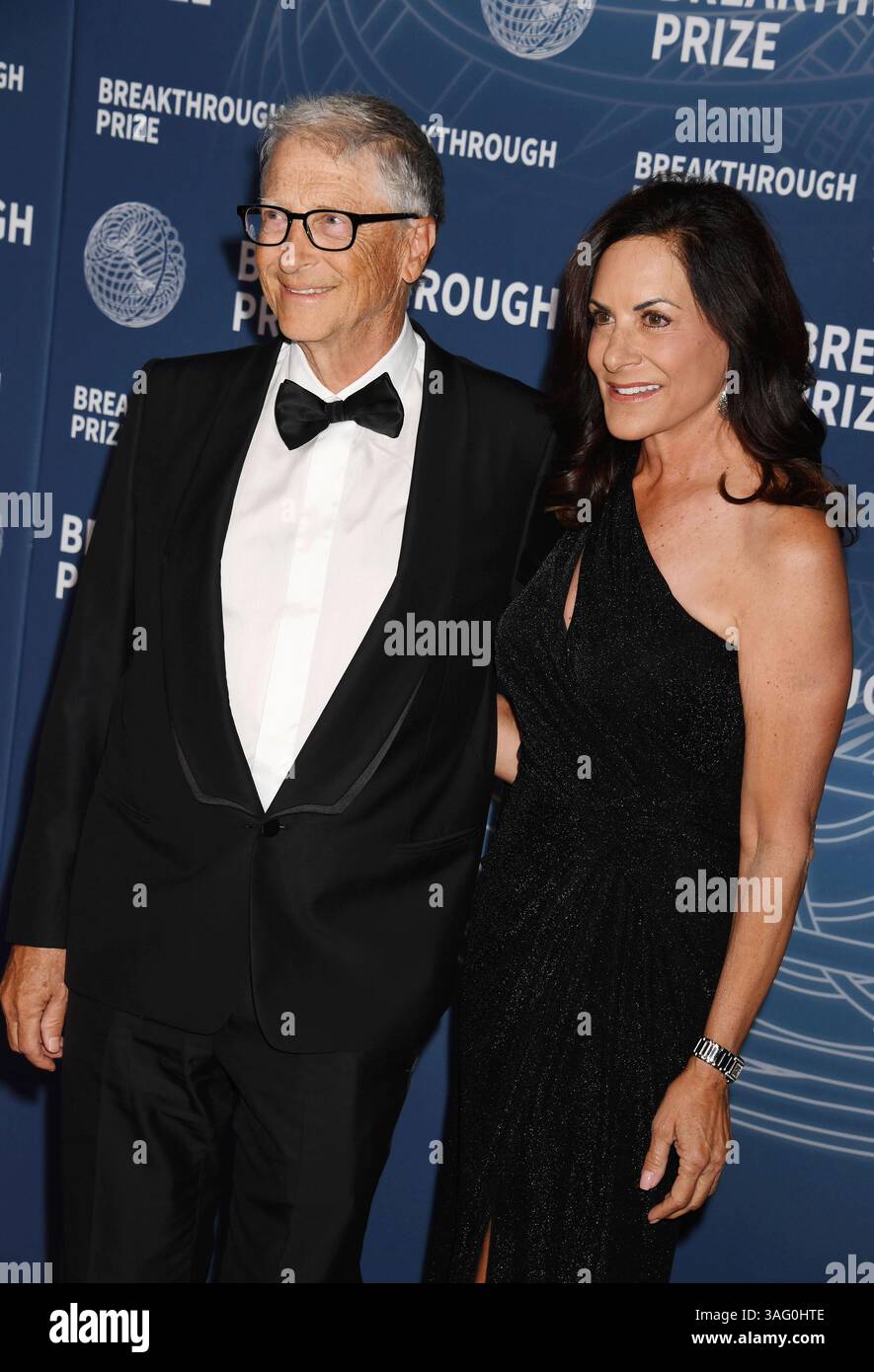 SANTA MONICA, CALIFORNIA - APRIL 05: Bill Gates and Paula Hurd attend ...