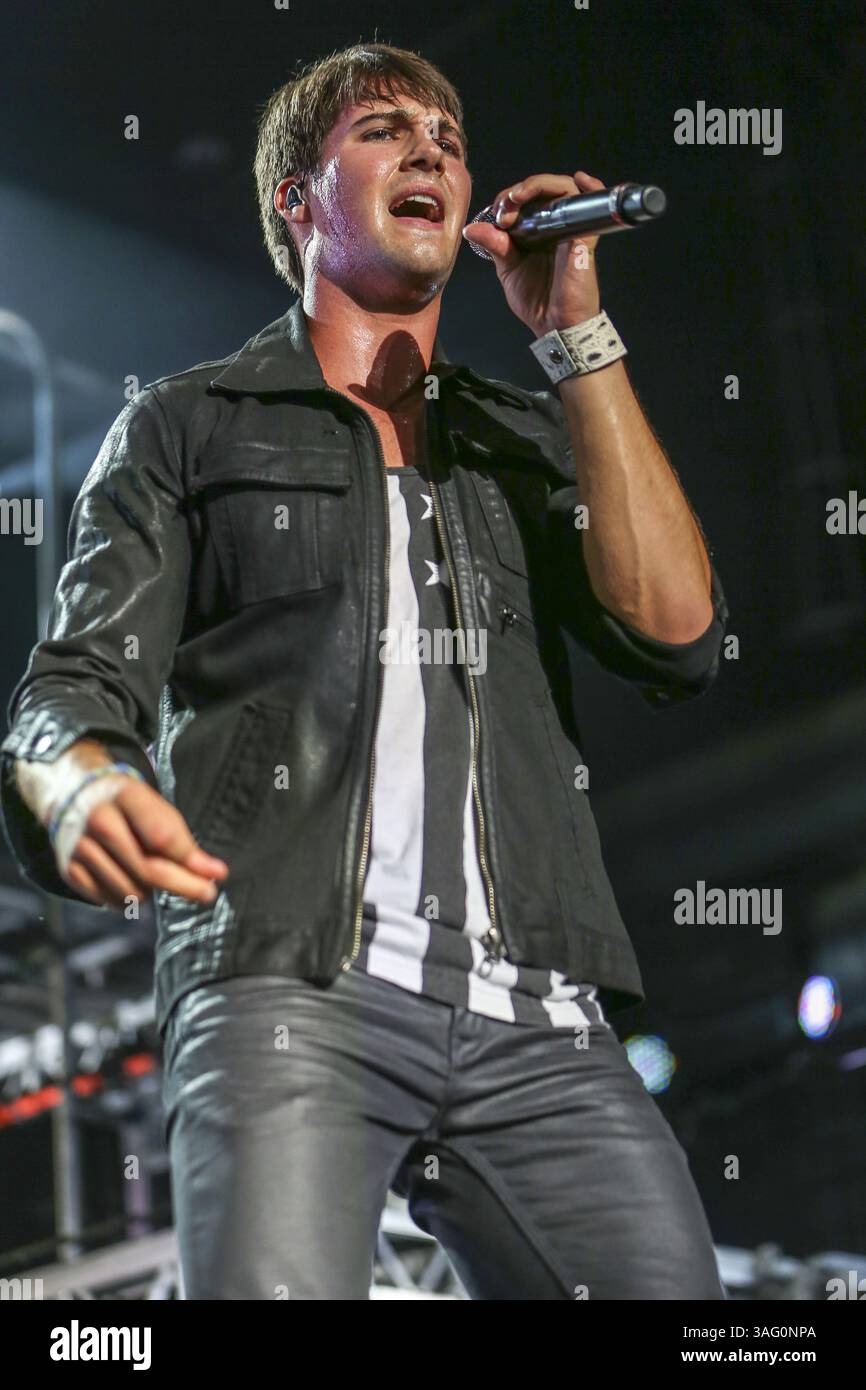 Aug. 22, 2012 - Raleigh, North Carolina, U.S - Singer JAMES MASLOW of ...