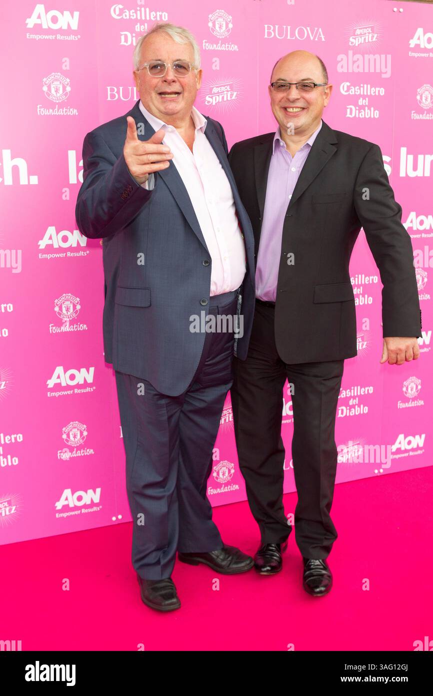 Christopher Biggins and Neil Sinclair attend the Manchester United ...