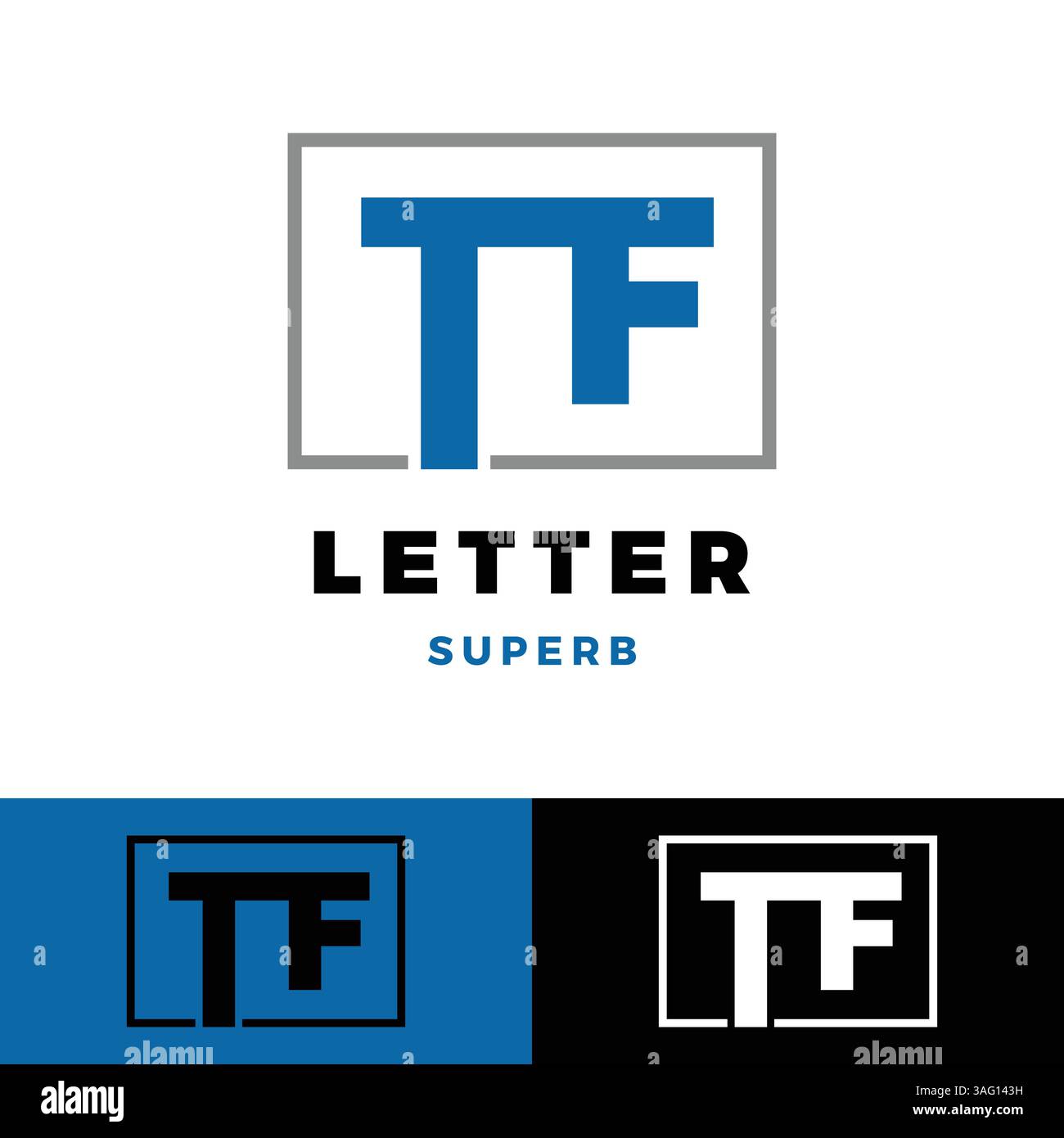 initial letter tf icon logo design template Stock Vector Image & Art ...