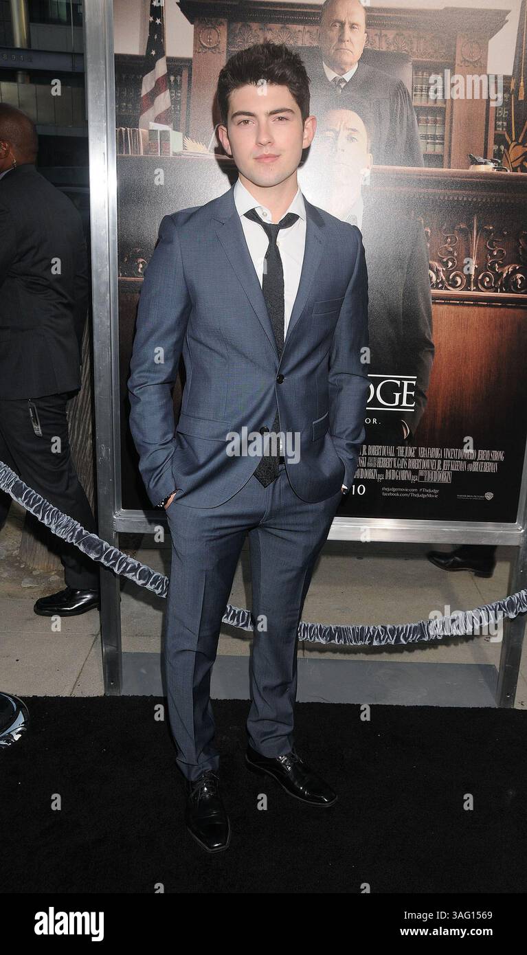 Ian Nelson at The Judge Prermiere held at the Samuel Goldwyn Theater, Los Angeles Stock Photo ...