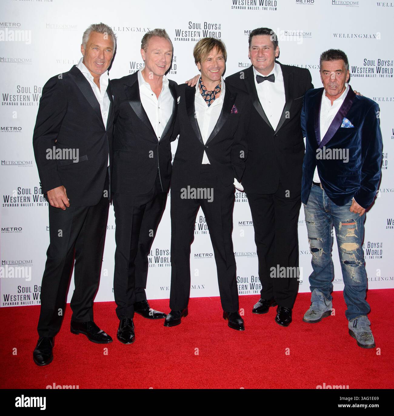 Martin Kemp, Gary Kemp, Steve Norman, Tony Hadley and John Keeble ...