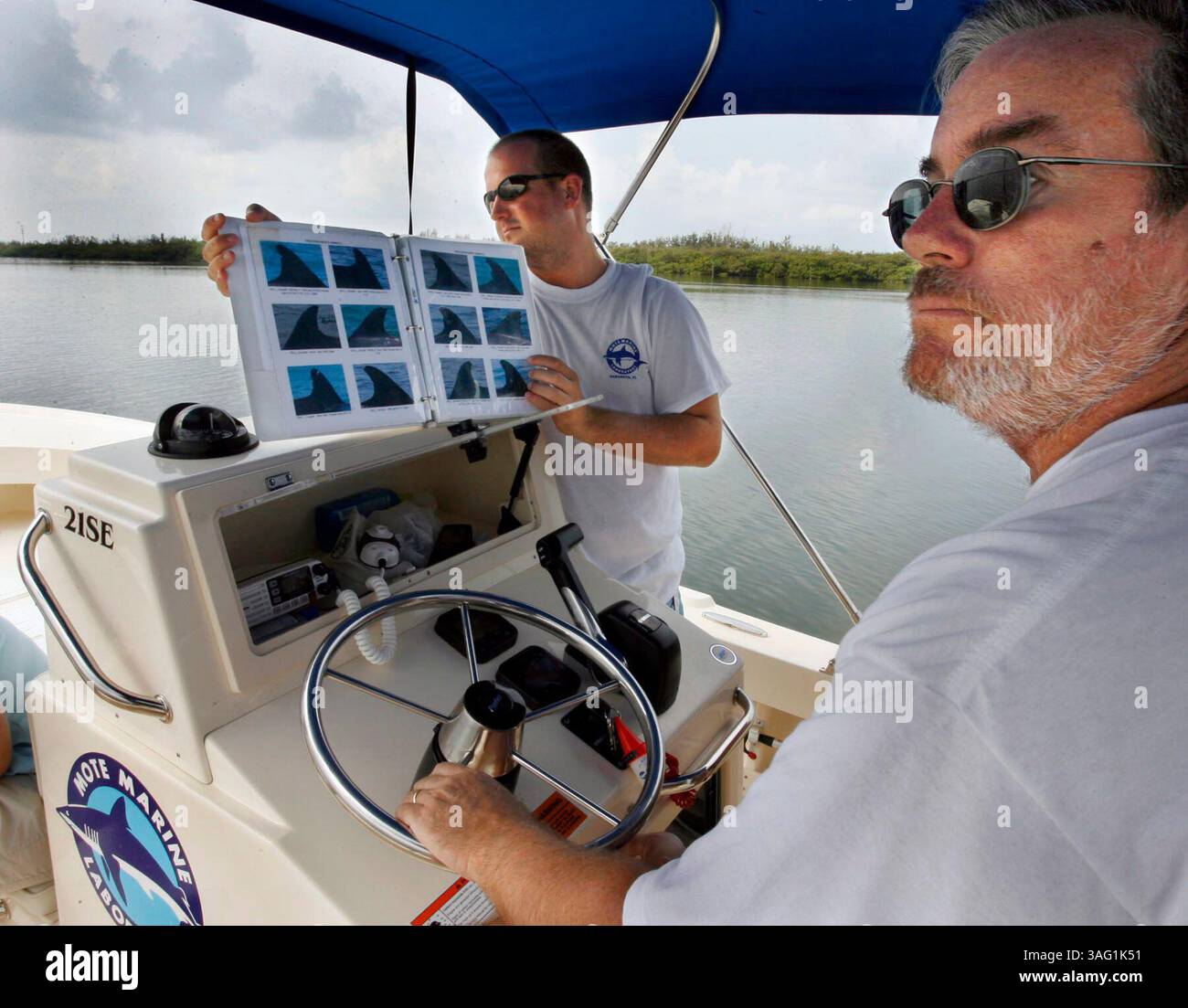 CAPTION: (08/15/2007) RANDY WELLS DOLPHIN MAN 6. Left to Right: Jason ...