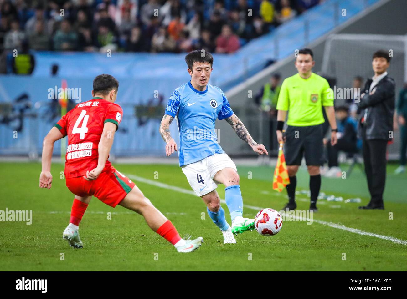 Henan Jiuzu Dukang Football Club defeated Shenzhen Peng City Football ...