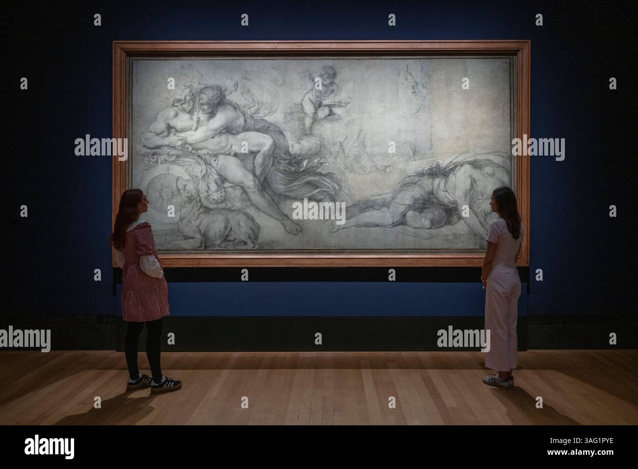 The National Gallery, London, UK. 8th Apr, 2025. The Carracci Cartoons ...