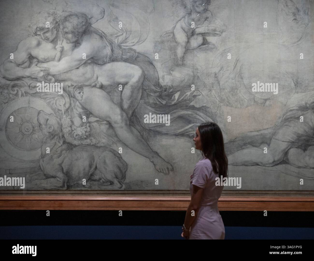 The National Gallery, London, UK. 8th Apr, 2025. The Carracci Cartoons ...