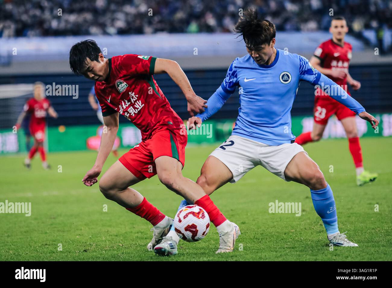 Henan Jiuzu Dukang Football Club defeated Shenzhen Peng City Football ...