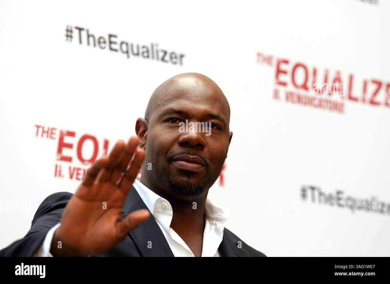 Antoine Fuqua at a photocall for 'The Equalizer' in Rome, Italy - 17 ...