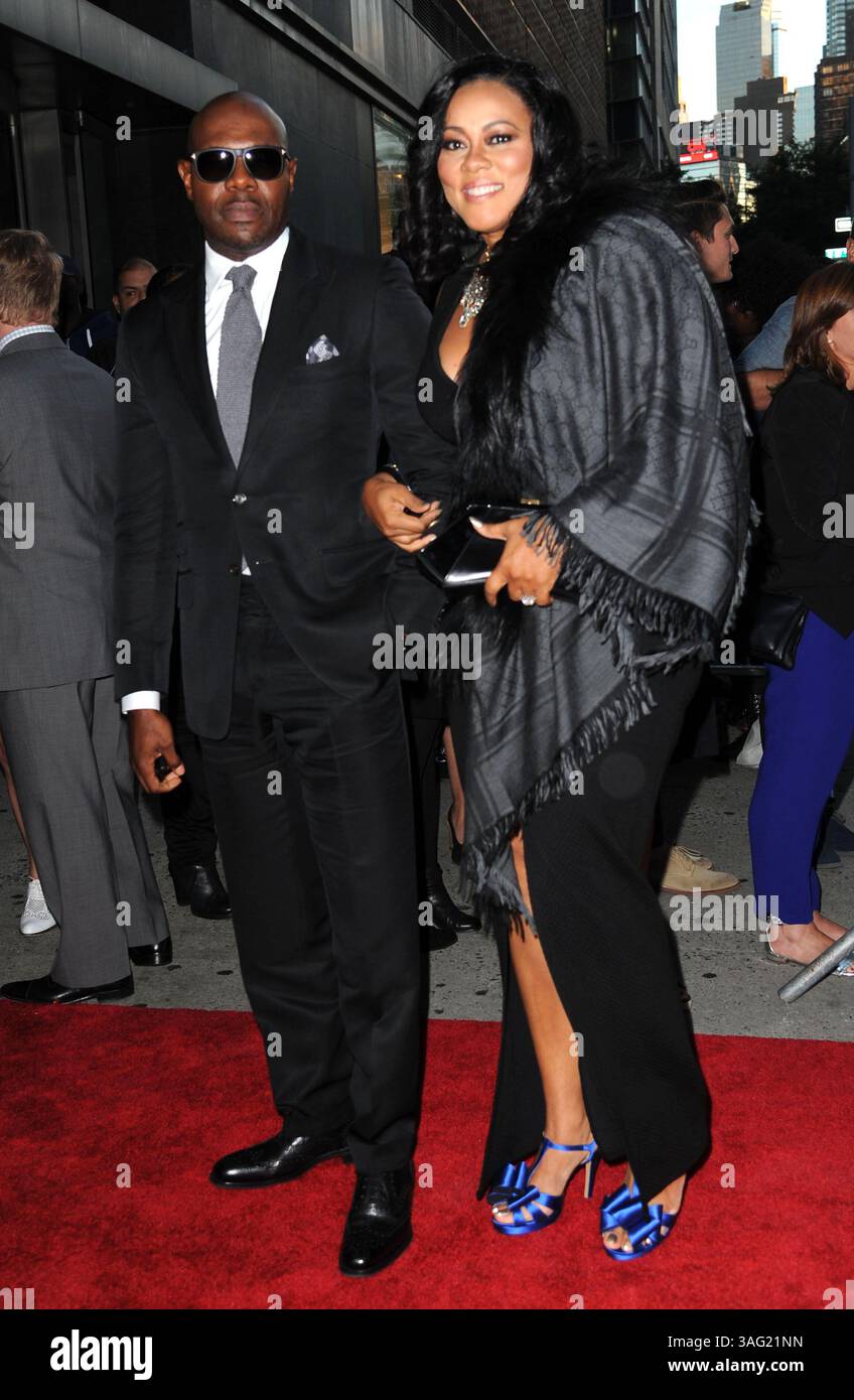 Antoine Fuqua and Lela Rochon Fuqua at 'The Equalizer' New York ...