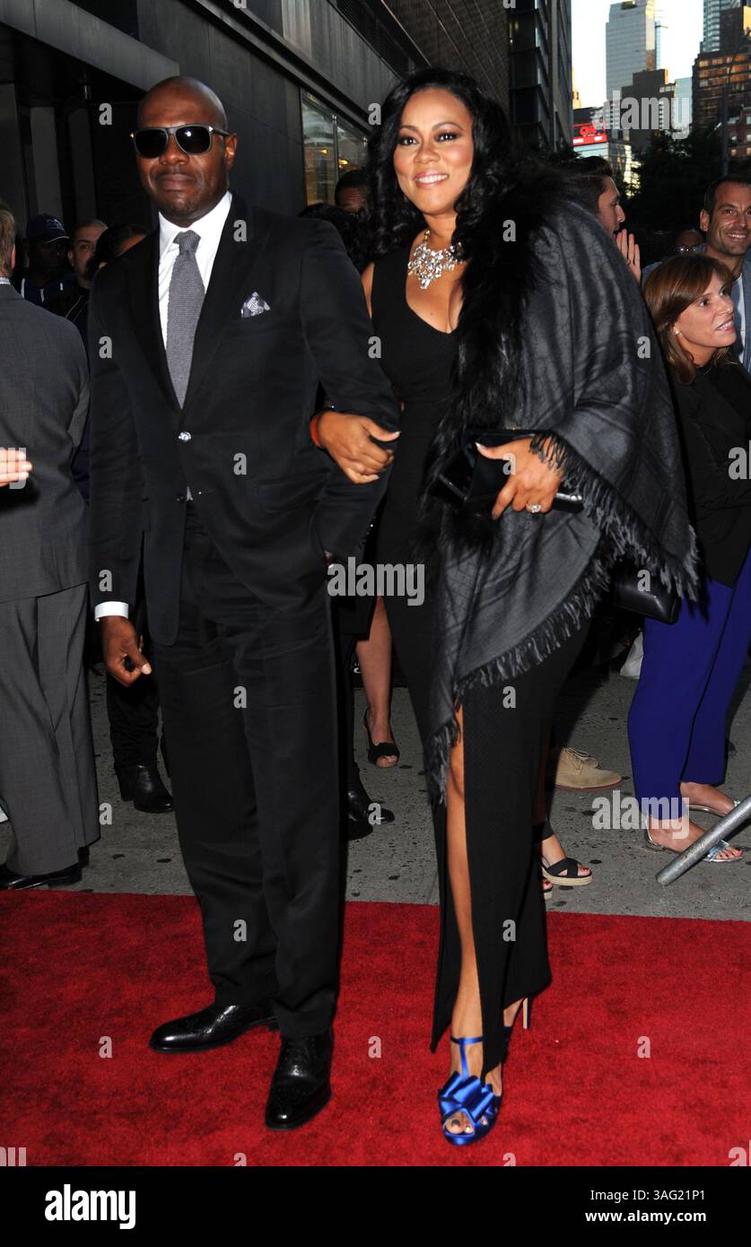 Antoine Fuqua and Lela Rochon Fuqua at 'The Equalizer' New York ...
