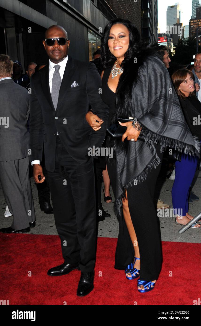 Antoine Fuqua and Lela Rochon Fuqua at 'The Equalizer' New York ...