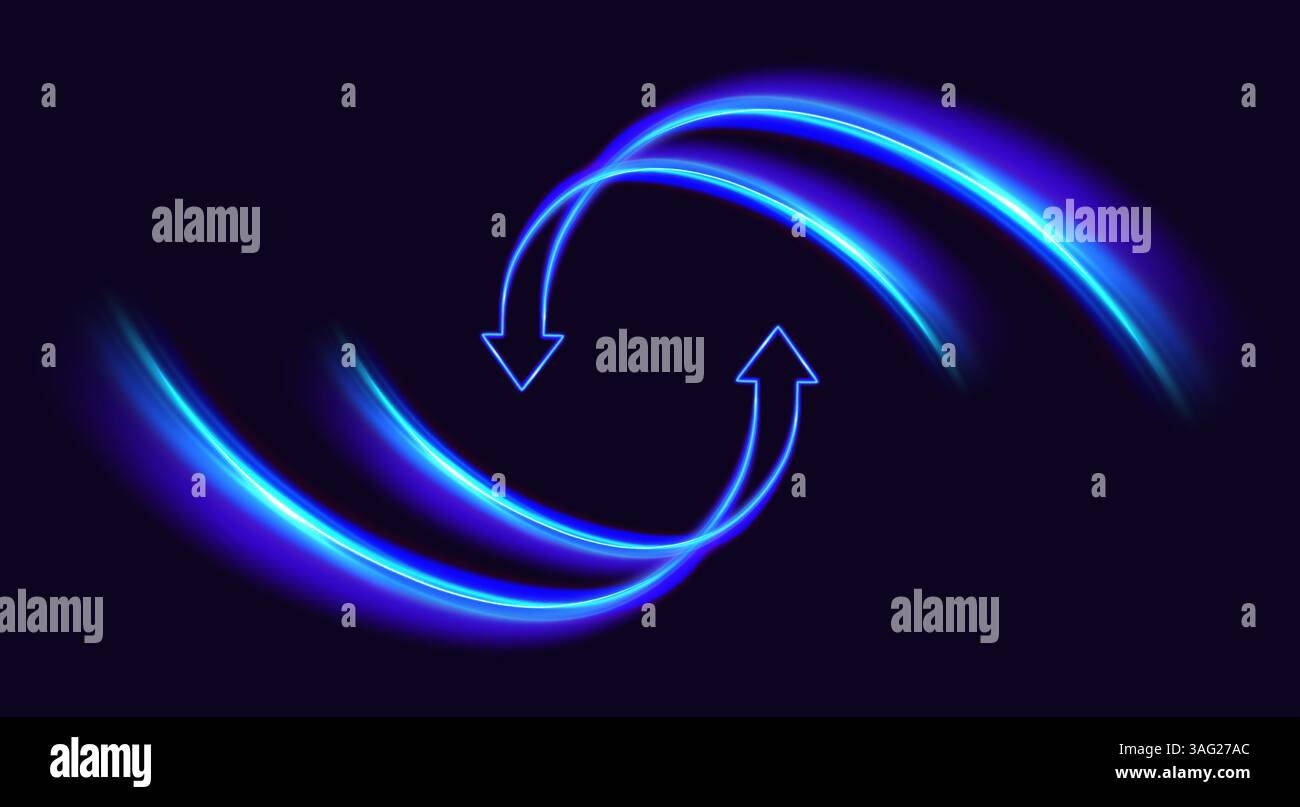 Two arrows go round. Update Software. Synchronization icon. Upgrade ...