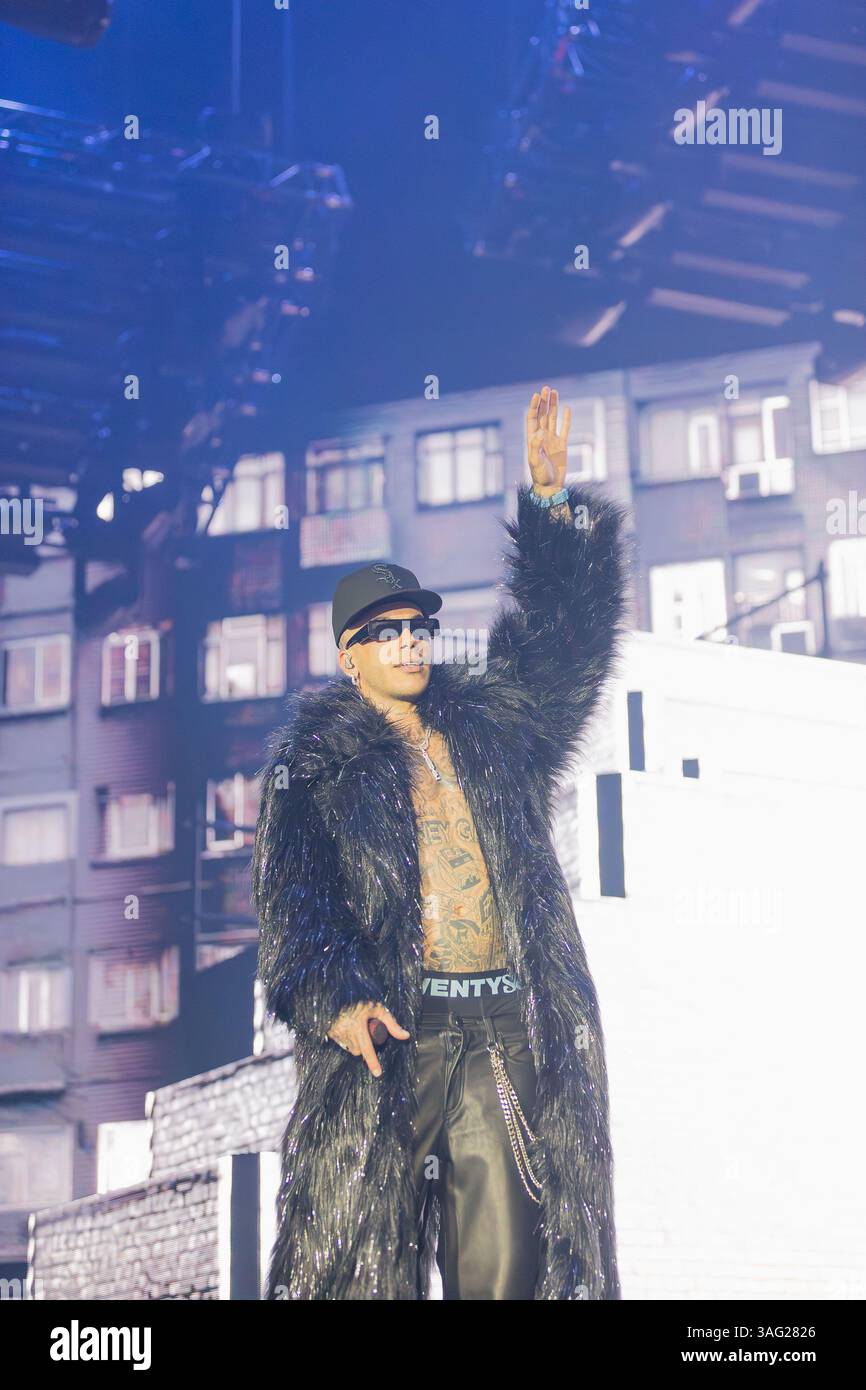 Milan, Italy. 08th Apr, 2025. Sfera Ebbasta during SFERA EBBASTA - TOUR ...