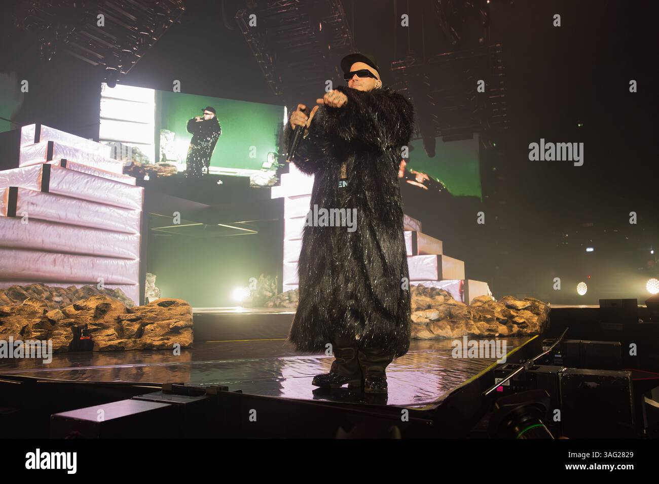 Milan, Italy. 08th Apr, 2025. Sfera Ebbasta during SFERA EBBASTA - TOUR ...