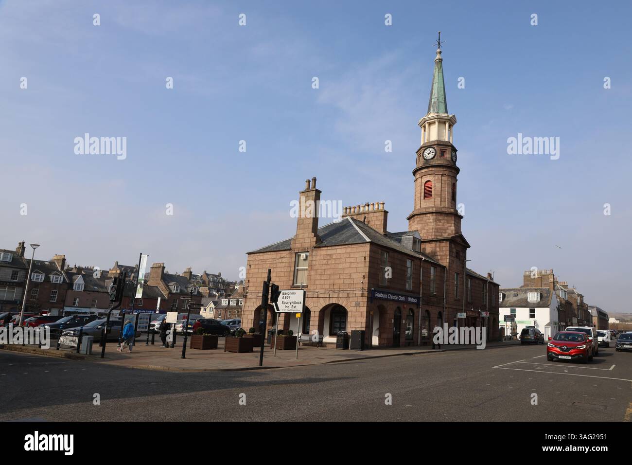 Market Buildings Stonehaven Scotland March 2025 Stock Photo - Alamy