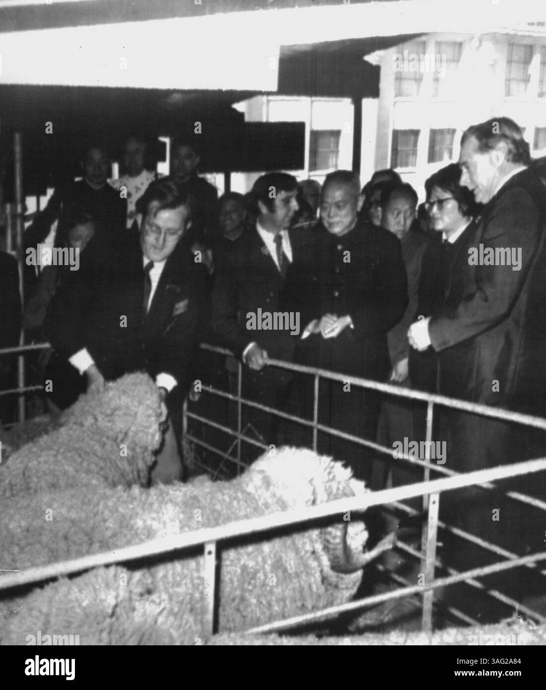 James Cairns, Deputy Prime Minister and Minister of Trade of Australia ...