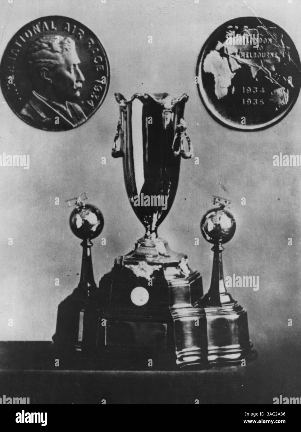 World's Finest Pilots Seek These Prizes -- The Cup in the center will ...