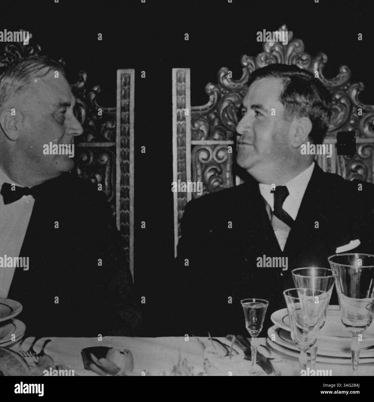 The preside of Mexico and the united States. President Franklin D ...