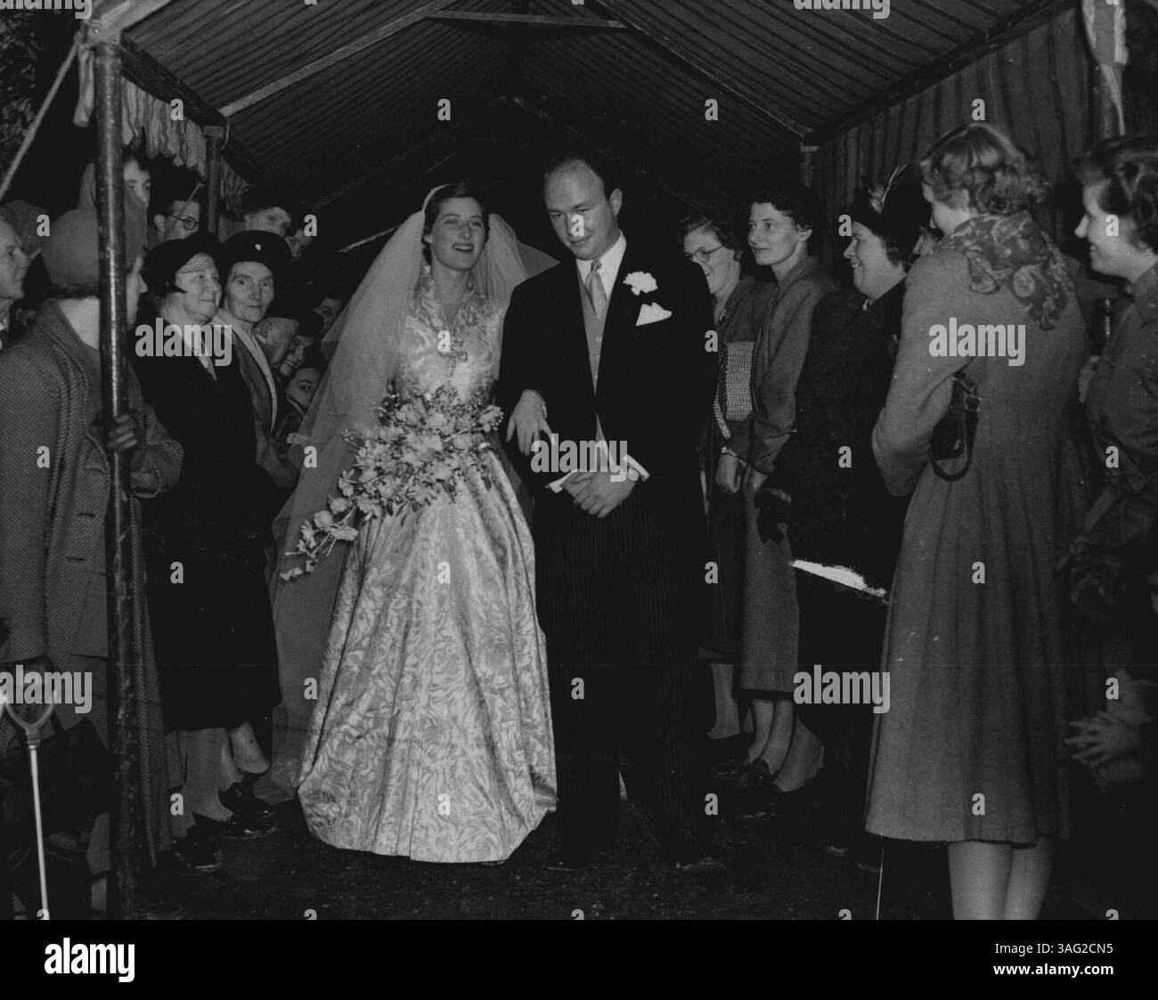 The Village Turned out for Lady Mary's Wedding: All the Villagers of ...