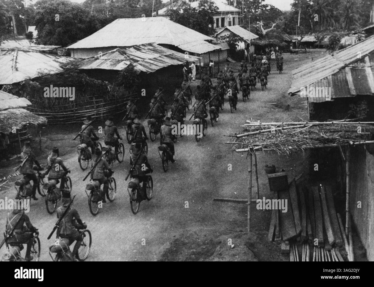 Public Force of the Belgian Congo - A cycling unit of Belgian colonial ...