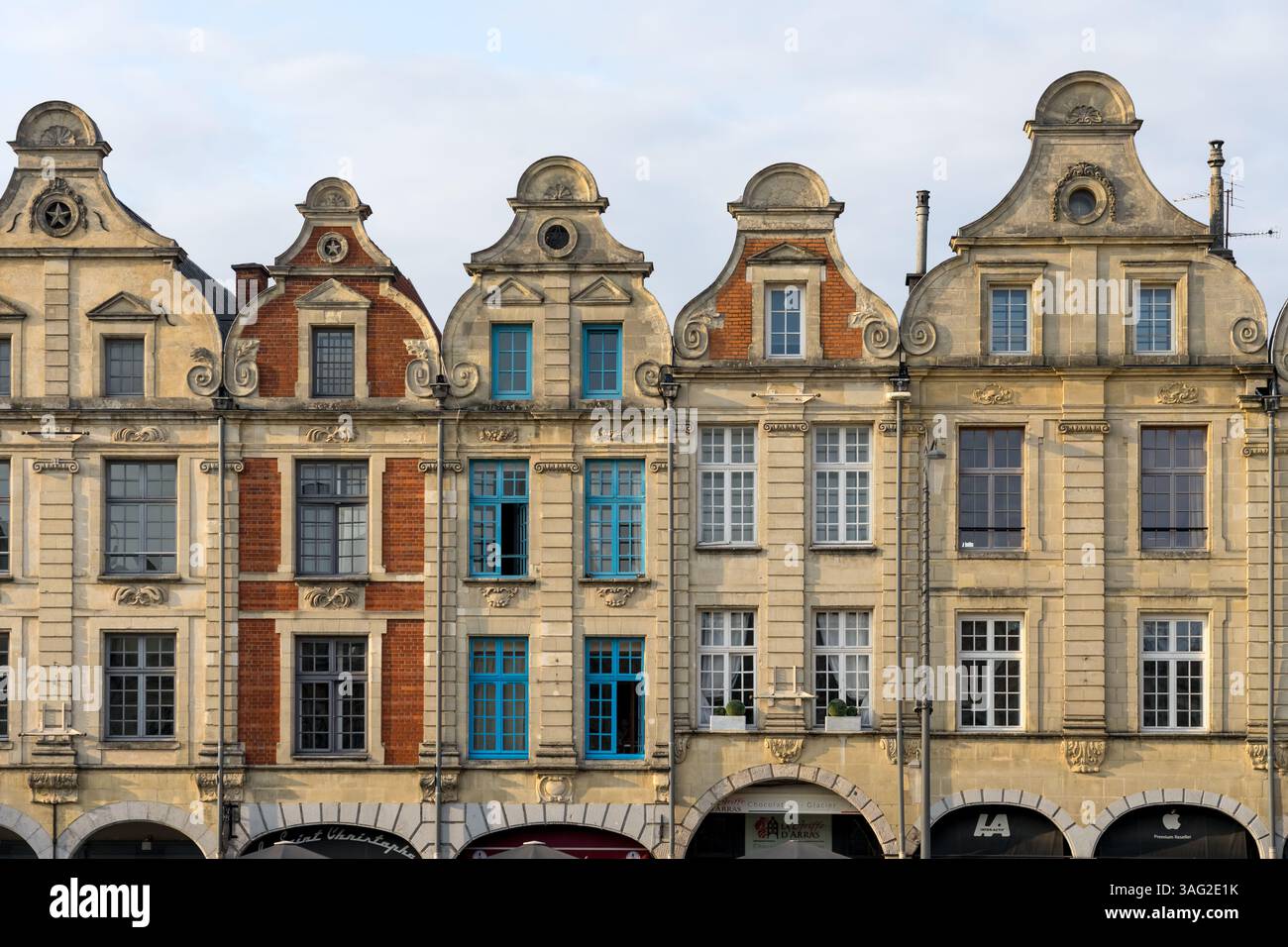 ARRAS, FRANCE - JULY 13, 2023: Beautiful Heroes square, World Heritage ...