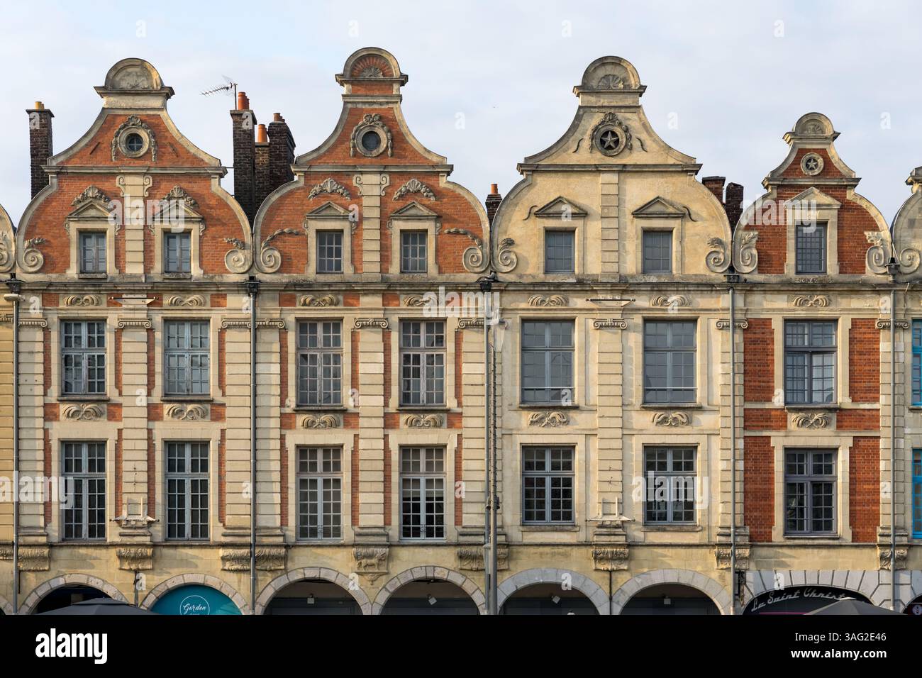 ARRAS, FRANCE - JULY 13, 2023: Beautiful Heroes square, World Heritage ...
