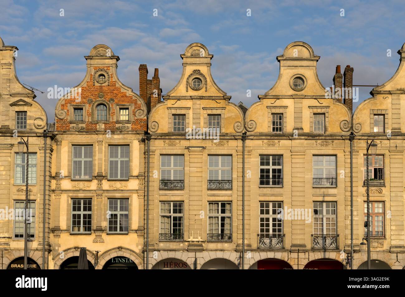 ARRAS, FRANCE - JULY 13, 2023: Beautiful Heroes square, World Heritage ...