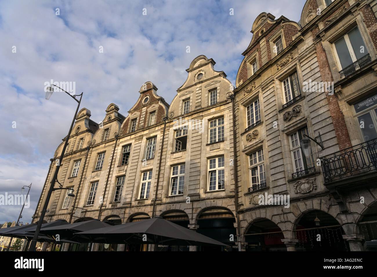 ARRAS, FRANCE - JULY 13, 2023: Beautiful Heroes square, World Heritage ...
