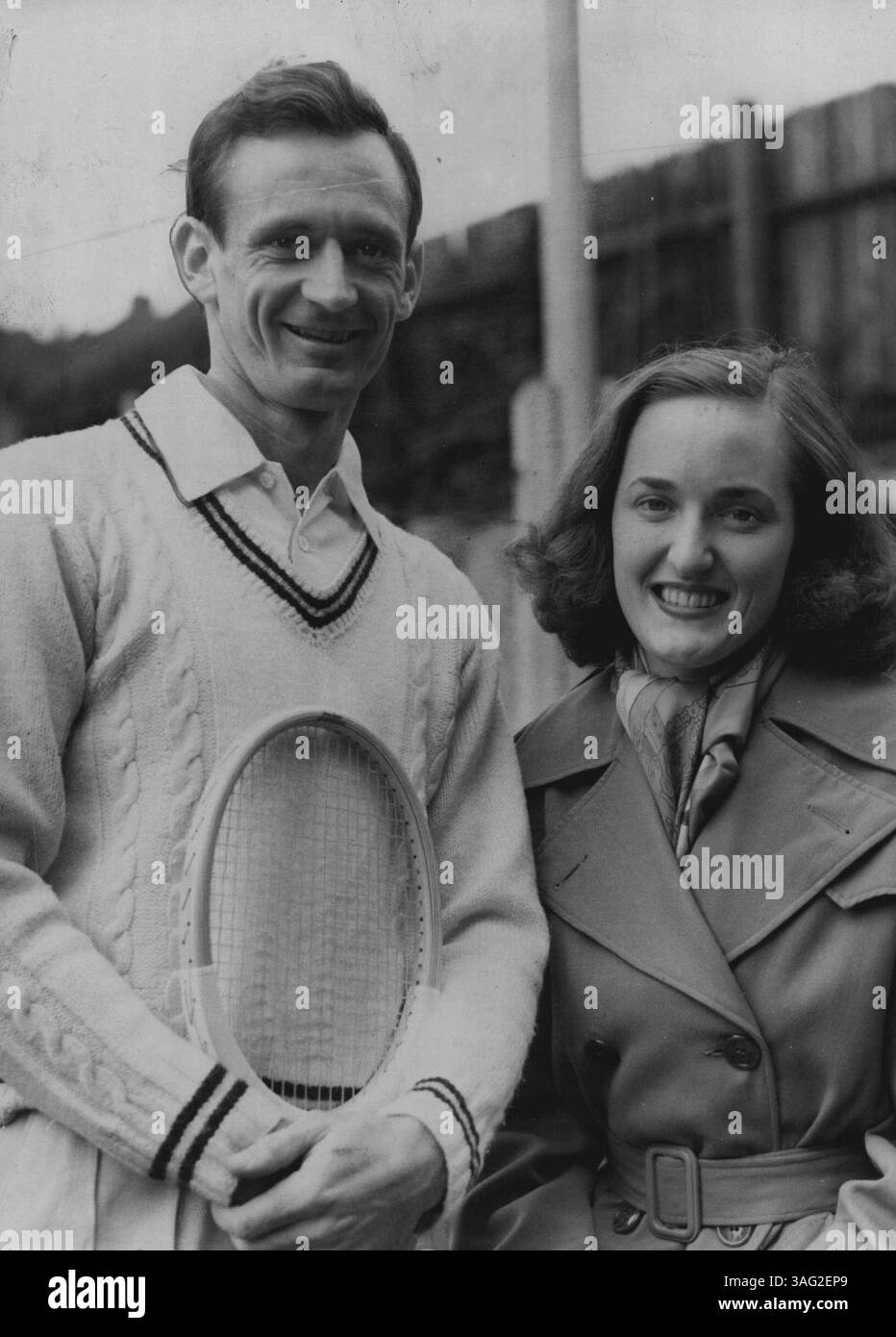 Australian Ace in London Competition Picture Shows: Geoffrey Brown and ...