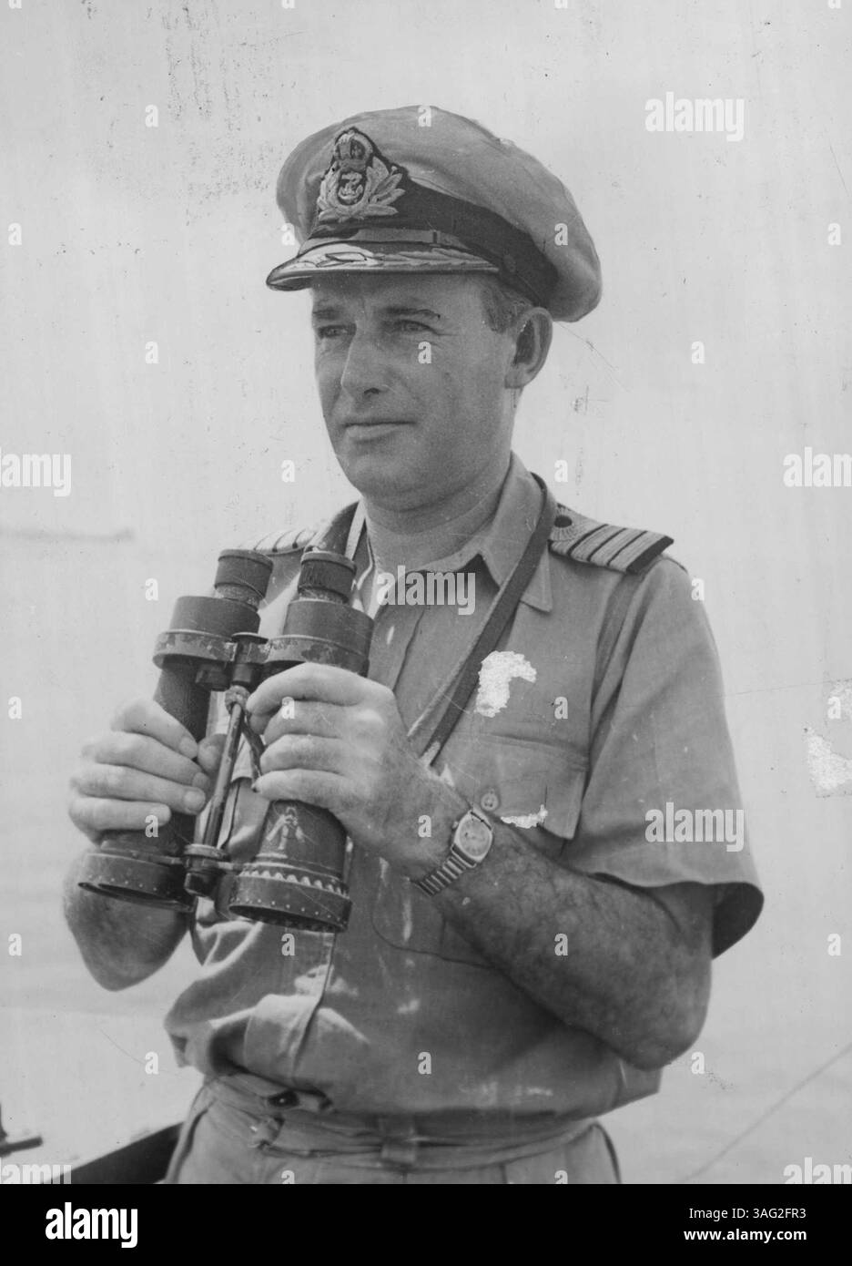 Captain M.J. Buchanan, D.S.O., of Melbourne commanding officer of ...