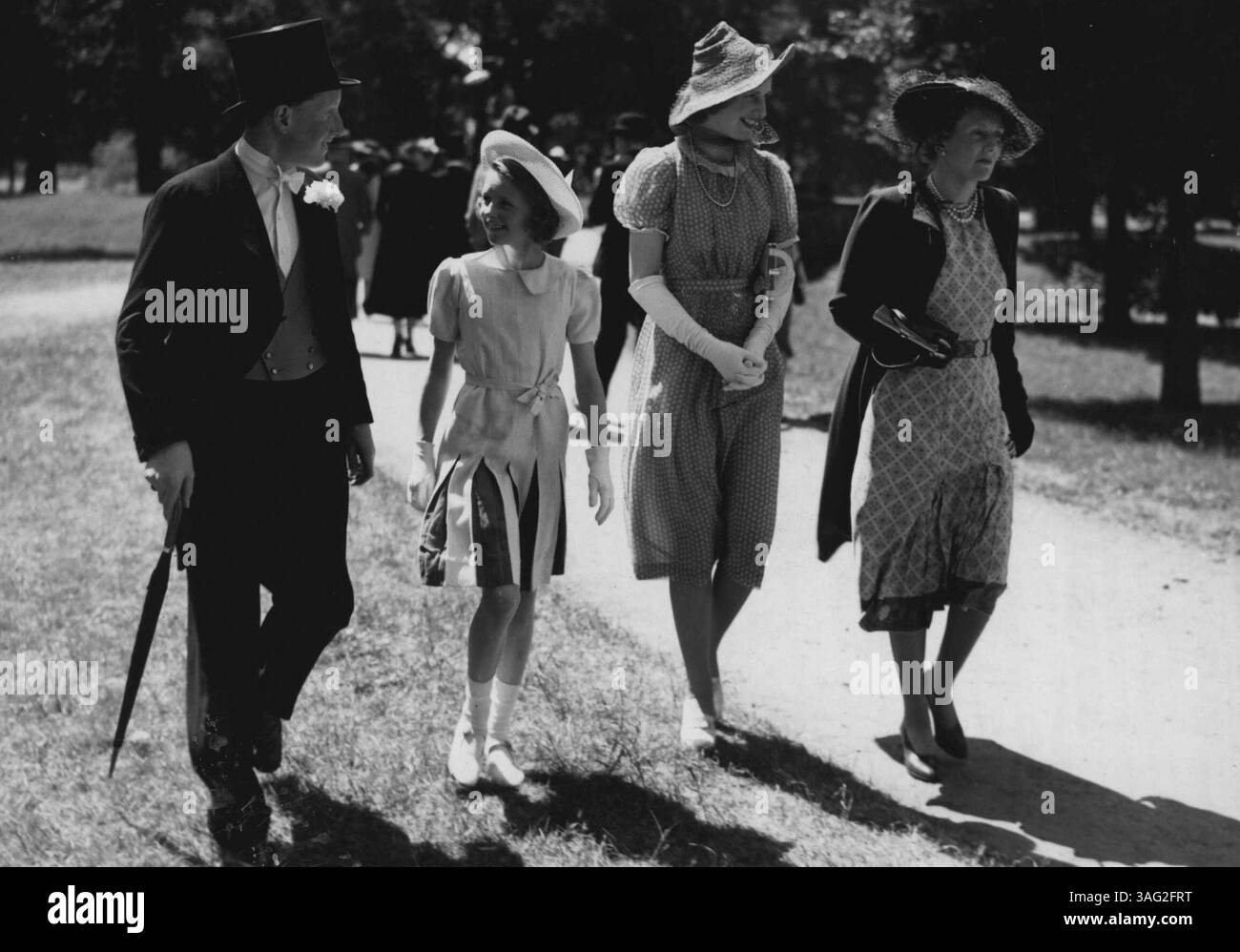 Photo Shows:- Left to Right: The Earl of Dalkeith; Lady Caroline Scott ...