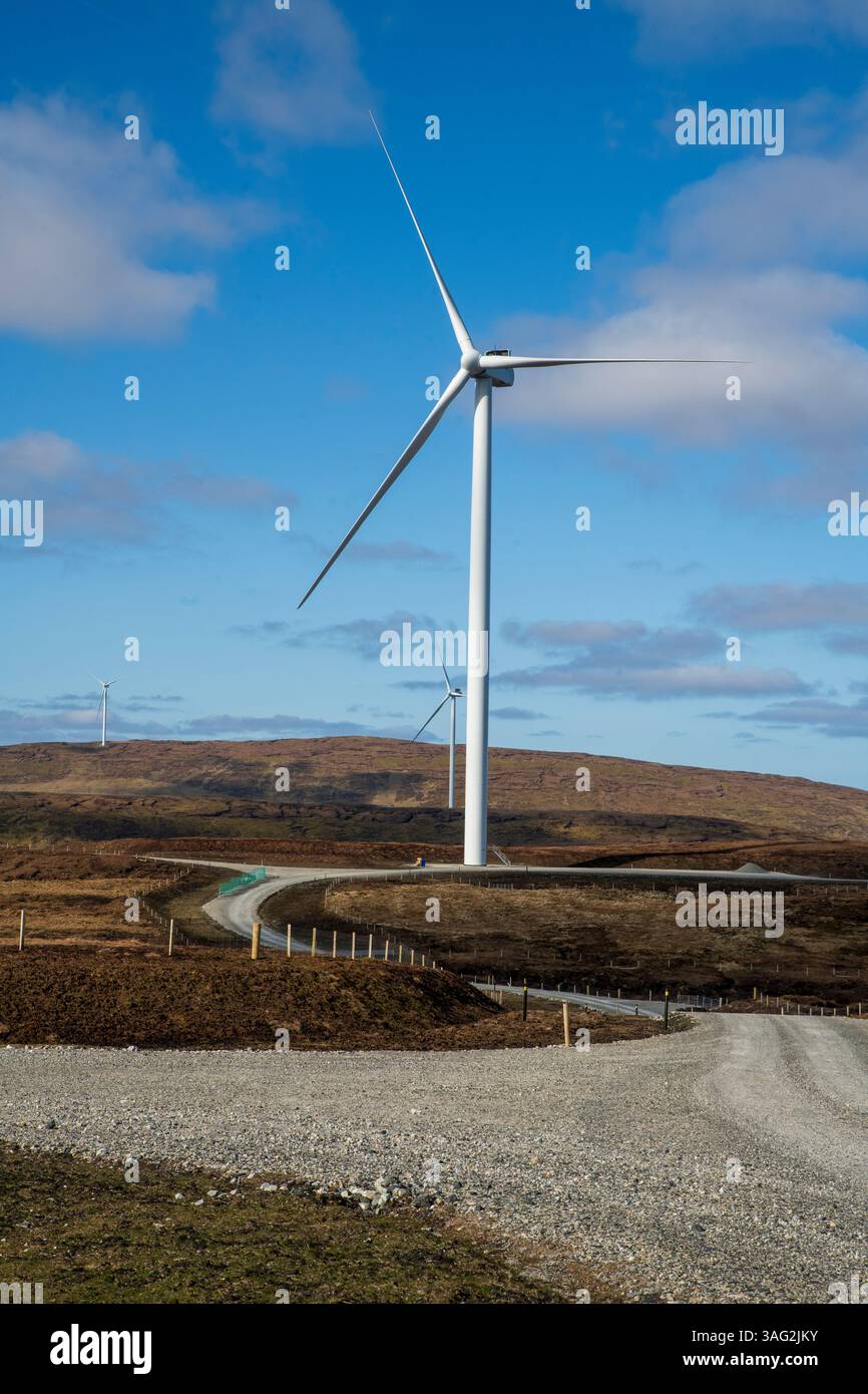 Viking Wind Farm consisting of 103 wind turbines constructed by SSE on ...
