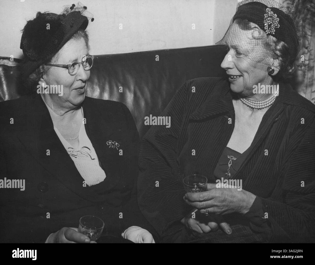 Committee member Lady Butters and F. Chartres. at Reception to Michael ...