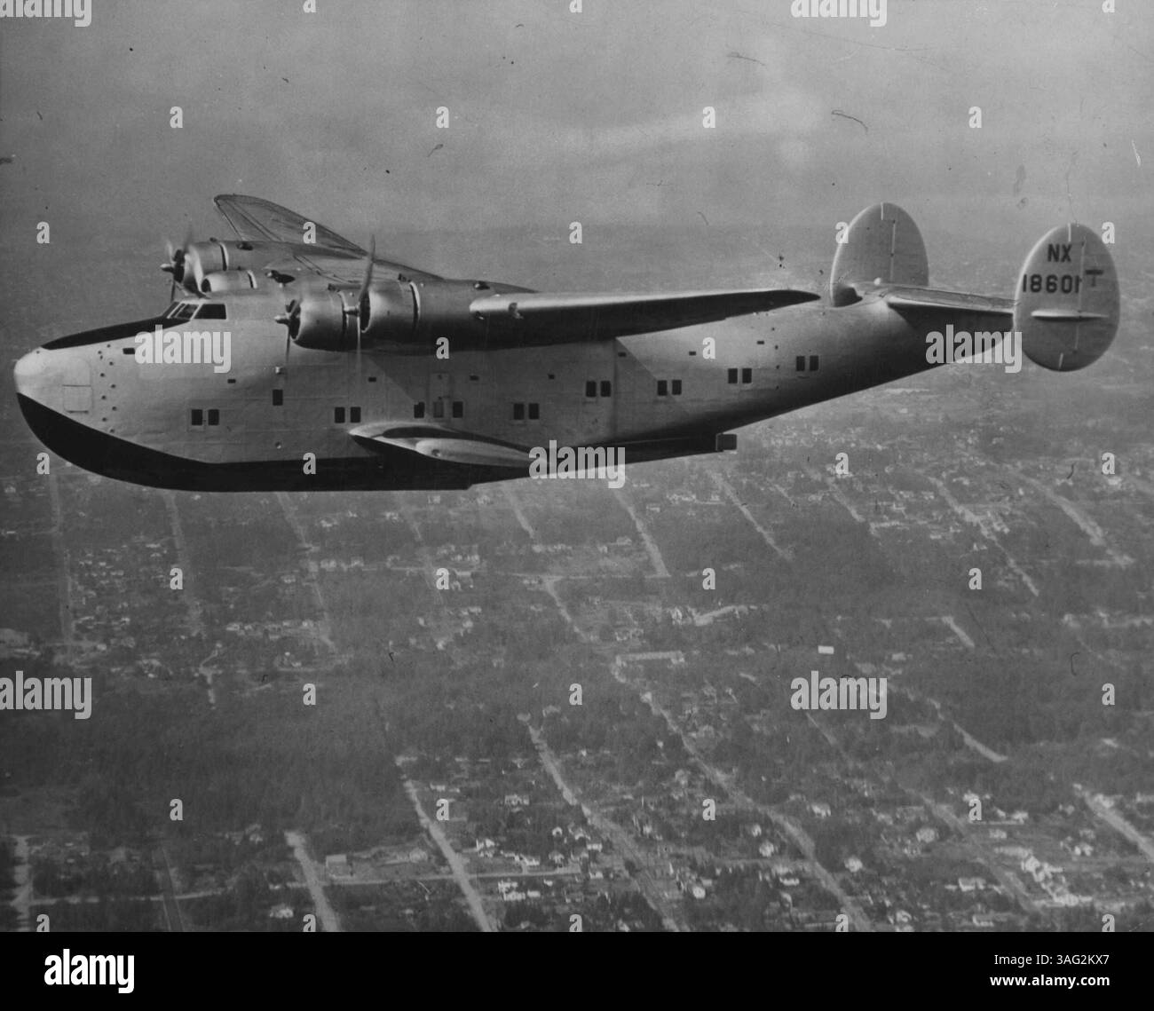 New Clipper Flys High - Pan-American's New Clipper, a veritable "Flying ...