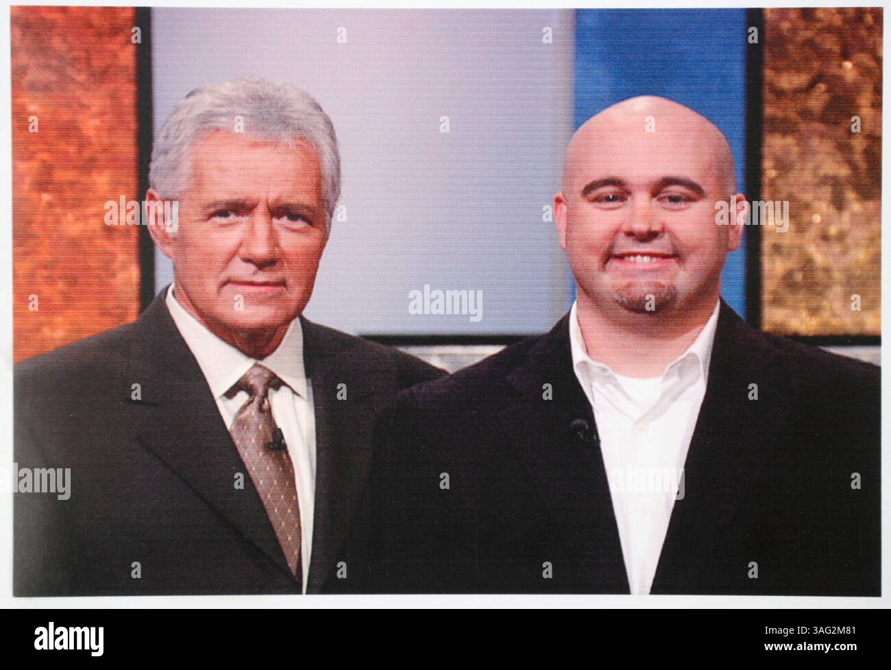 Jul 23, 2008 - Tampa, Florida, USA - Jeopardy! host ALEX TREBEK and TOM ...